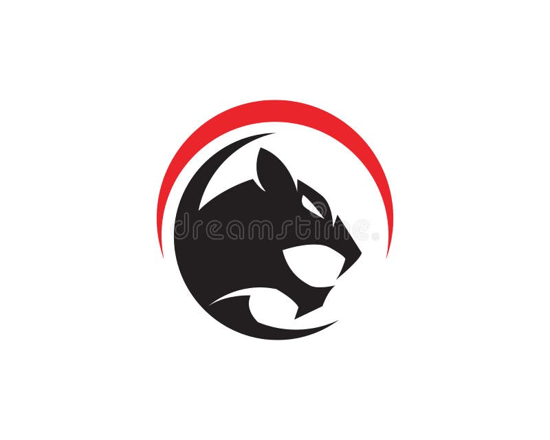 Shield Emblem Template with Puma Head. Design Elements for Logo, Label ...