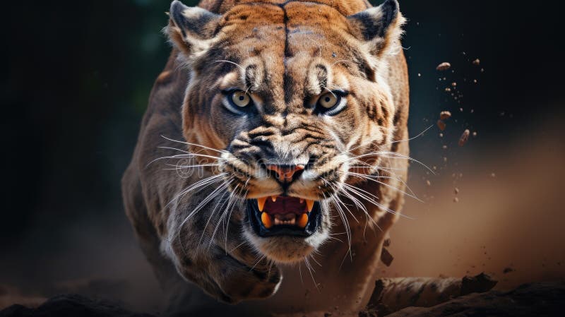 Ferocious Puma Stock Illustrations – 214 Ferocious Puma Stock ...