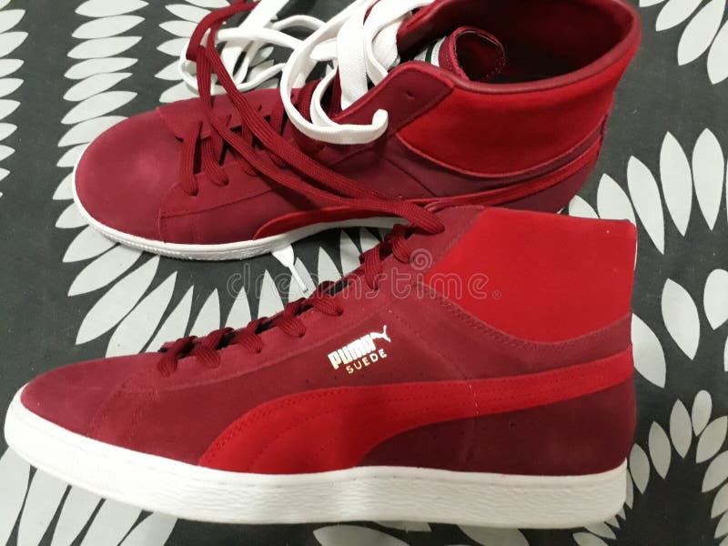 Puma Suede High editorial stock image. Image of michel - 89934069