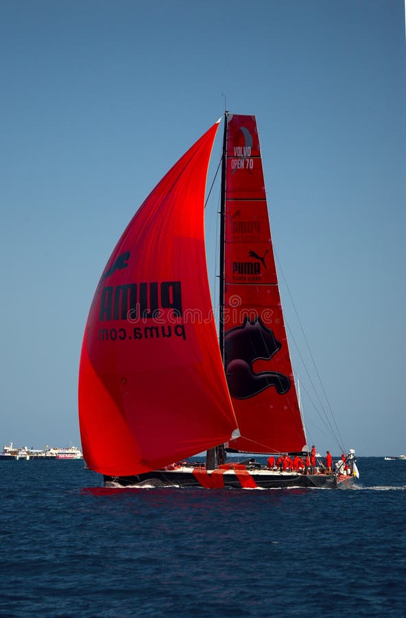 Volvo Ocean Race Team Vestas Wind Departs Editorial Image - Image of ...