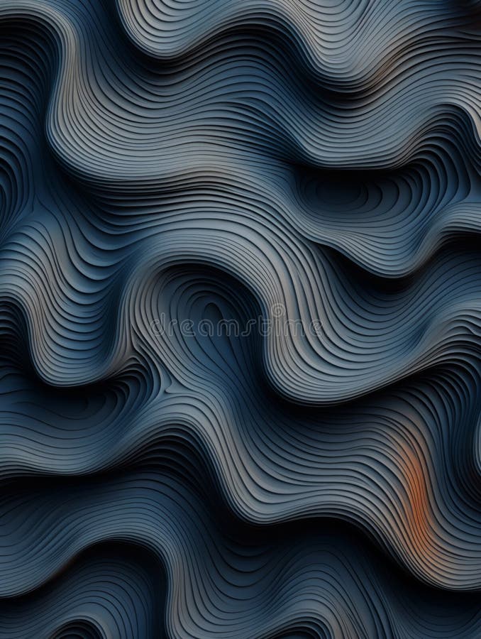 Pumice Stone Creative Abstract Wavy Texture. Stock Illustration ...
