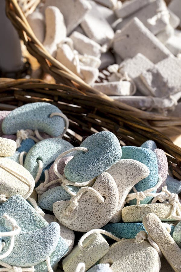 Pumice Stone Suvenirs from Kos Island, Greece Stock Photo - Image of ...