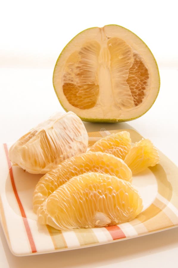 Pummelo slices stock photo. Image of citrus, vibrant - 33103510