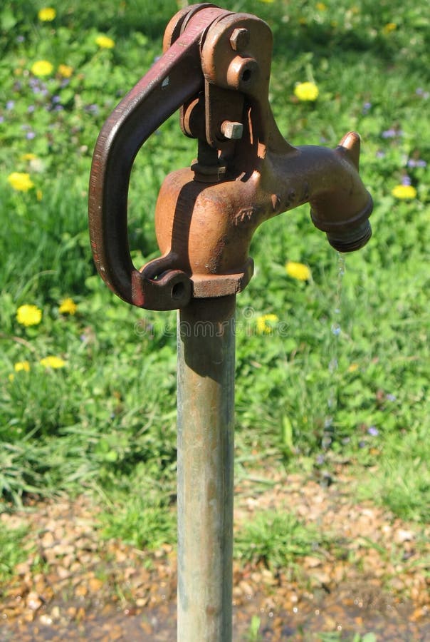 Pump stock image. Image of mechanical, pipe, handle, metal - 706365