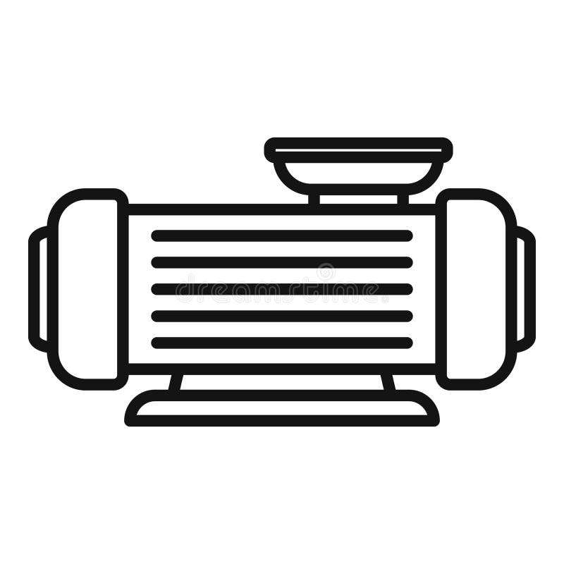 Pump Compressor Icon Outline Vector. Air Machine Stock Vector ...
