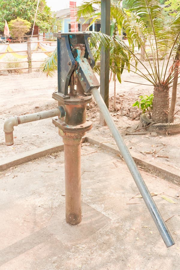 Pump groundwater stock photo. Image of outdoors, handle - 229414788