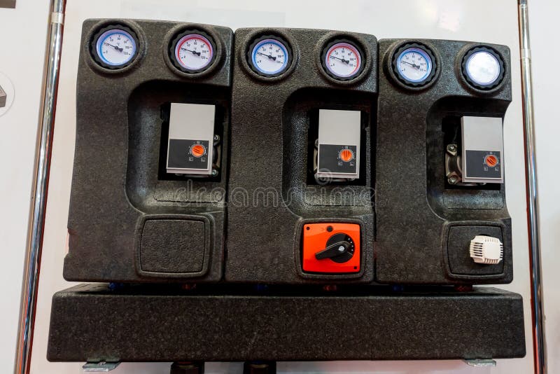 Pump Groups Modules Hot Water Heating Systems Stock Photos - Free ...