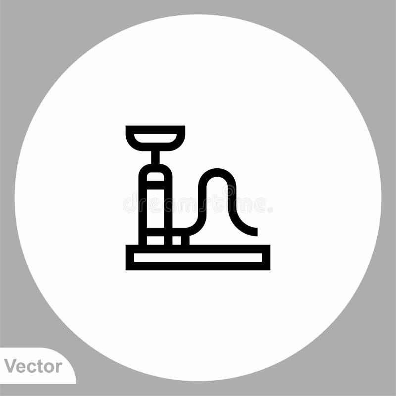 Pump Vector Icon Sign Symbol Stock Vector - Illustration of industrial ...