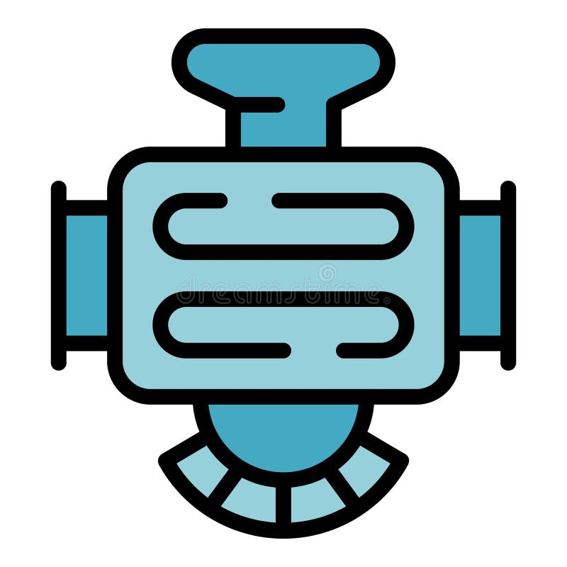 Pump Irrigation Icon Vector Flat Stock Vector - Illustration of lawn ...