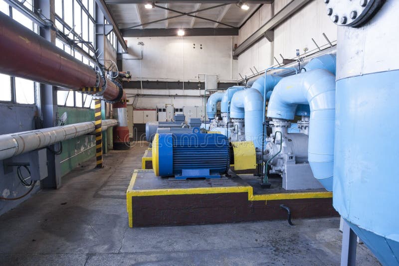 Pump room stock image. Image of power, insulation, interior - 94185135