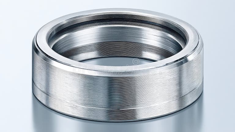 Pump Seal Collar Made of Stainless Steel Showing Smooth Surface and ...