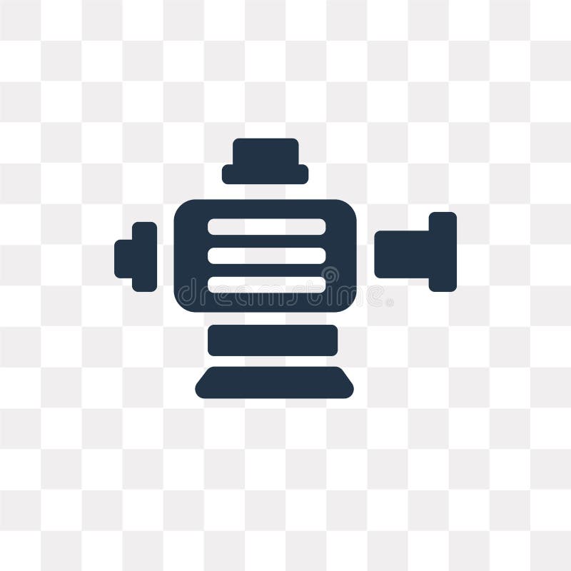 Pump Vector Icon Isolated on Transparent Background, Pump Trans Stock ...