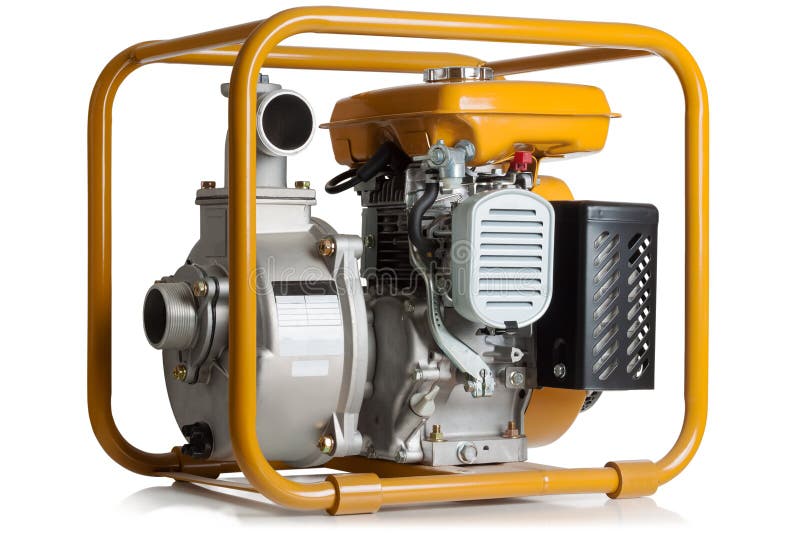 Pump for Water with the Gasoline Engine Stock Photo - Image of ...