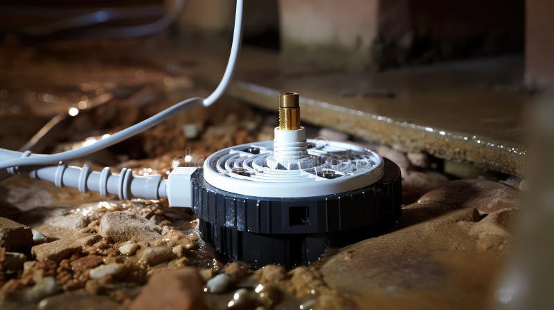 Pump water sensor stock illustration. Illustration of submersible ...