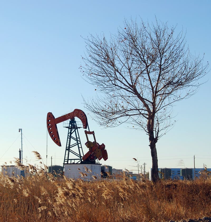 PUMPING OIL stock image. Image of oilfield, fuel, multiple - 4765285