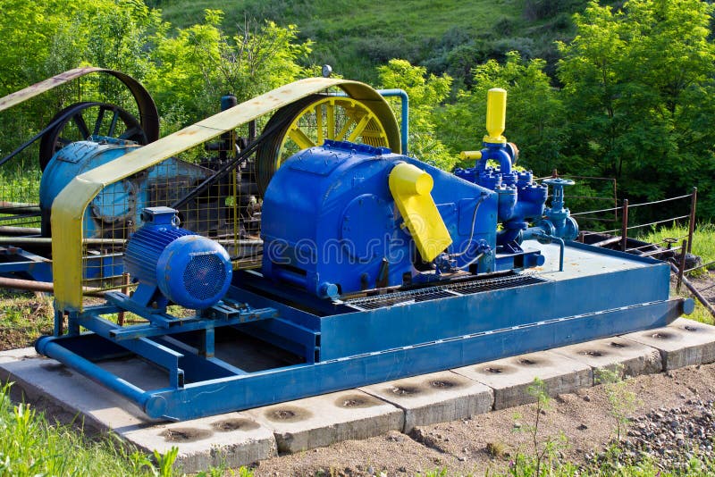 Generator and pump stock photo. Image of drilling, industrial - 14726110