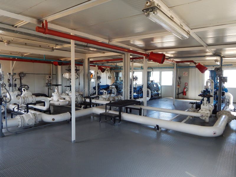 Pumping oil. stock photo. Image of pumps, factory, system - 73466046