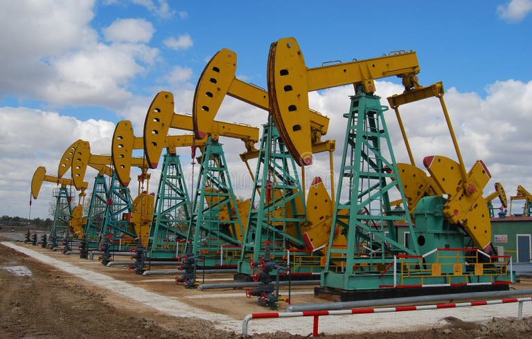 Pumping unit stock photo. Image of exploring, wells, satellite - 5081046