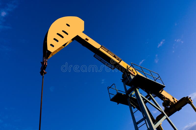 Pumping unit stock image. Image of blue, corporate, fumes - 13671505