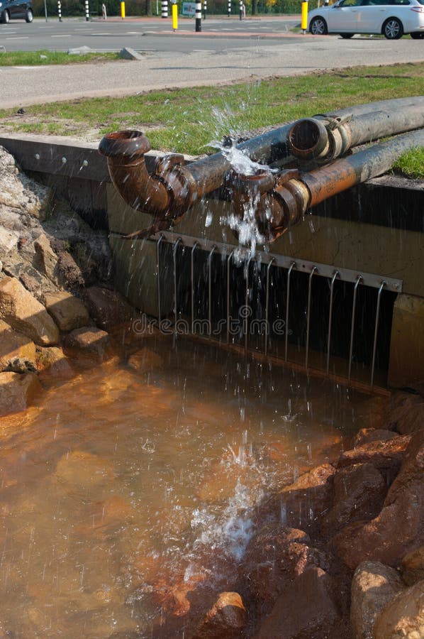 Pumping water stock image. Image of groundwater, rusty - 24634097