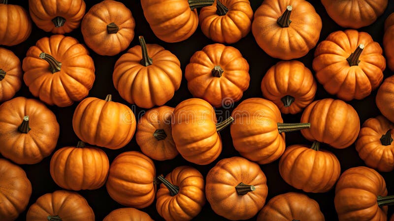 Pumpkin Background. Orange Pumpkins. Halloween Backdrop. a Heap of ...