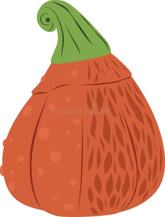 Pumpkin 2d model stock vector. Illustration of fresh - 101958844