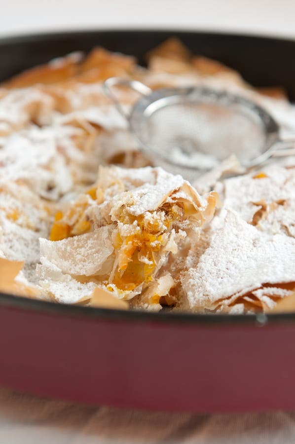 Pumpkin Dessert - Tikvenik stock image. Image of pumpkin - 21511233