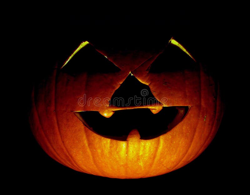 Pumpkin Face stock photo. Image of scared, scare, dark - 3145792