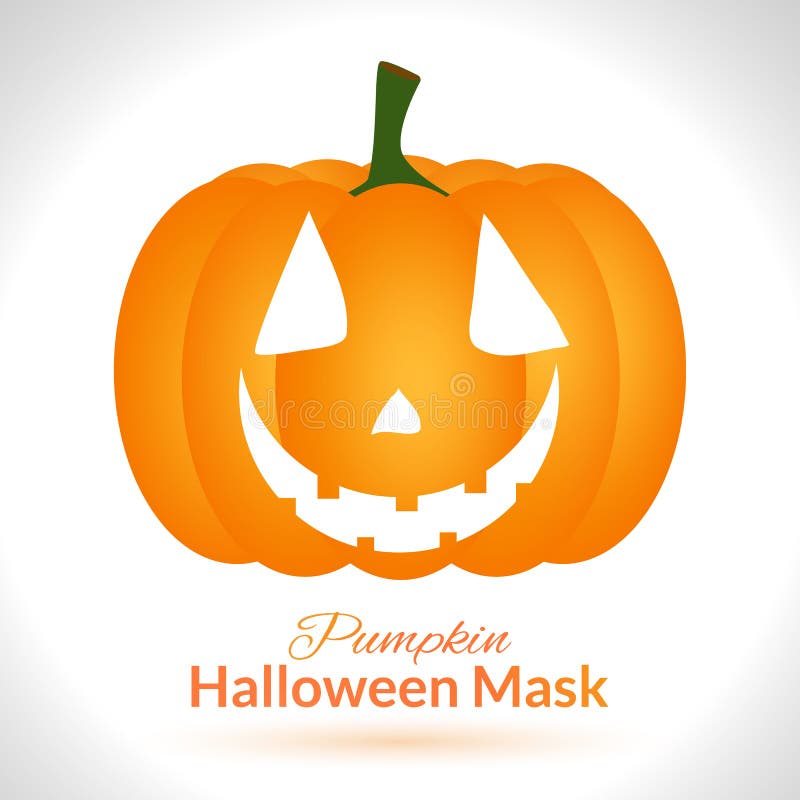 Halloween Pumpkin Mask stock vector. Illustration of appearance - 20673568