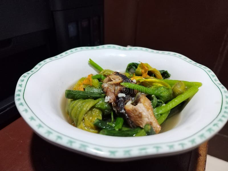 Pumpkin Flower Fish Dinner Farmfood Stock Image - Image of farmfood ...