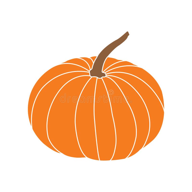 Pumpkin fruit icon design stock vector. Illustration of silhouette ...
