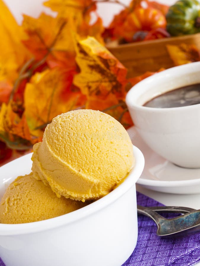 Pumpkin Gelato stock photo. Image of drink, brewed, energizing - 26810450