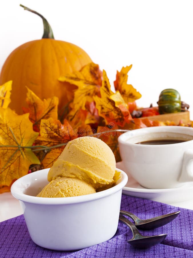 Pumpkin Gelato stock photo. Image of dark, energizing - 26810478