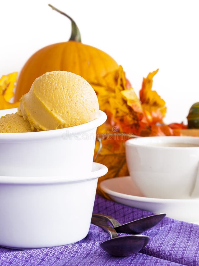 Pumpkin Gelato stock photo. Image of gelato, healthy - 26810504