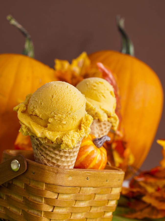 Pumpkin Gelato stock image. Image of cream, gelato, cucurbita - 26810909