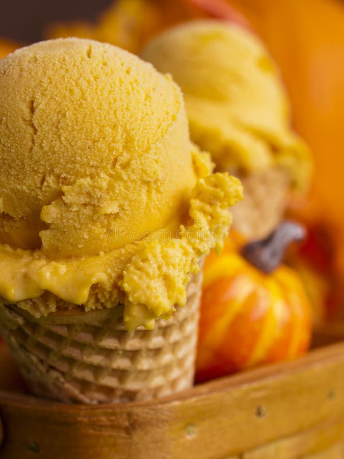 Pumpkin Gelato stock photo. Image of milk, dessert, fiber - 26810950