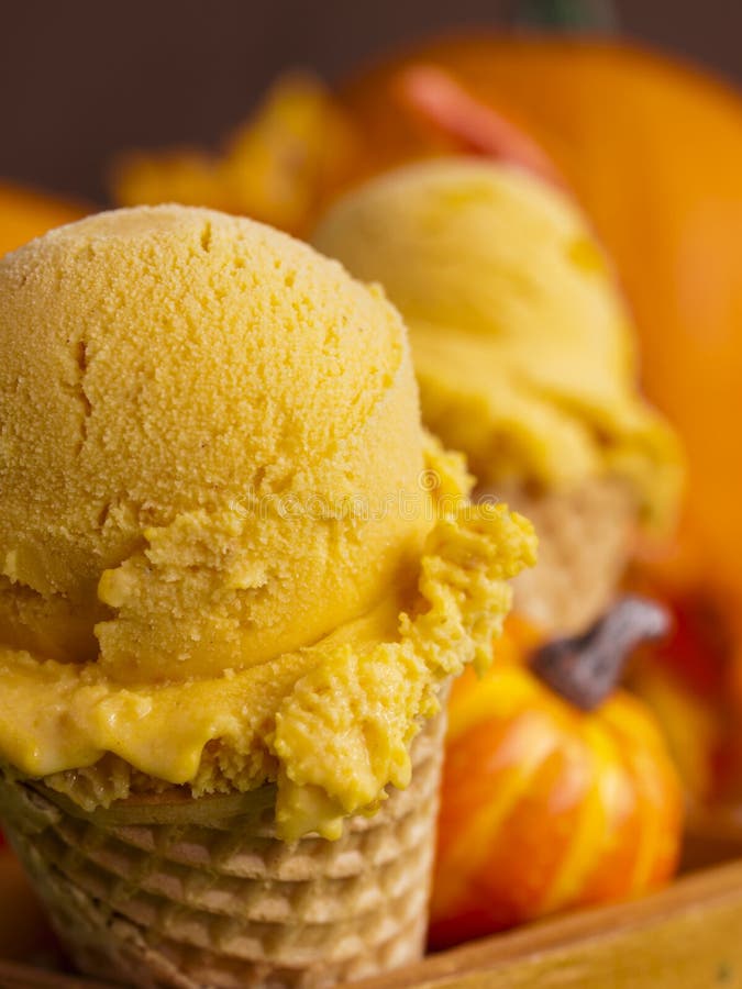 Pumpkin Gelato stock photo. Image of fall, cream, gelati - 26810960
