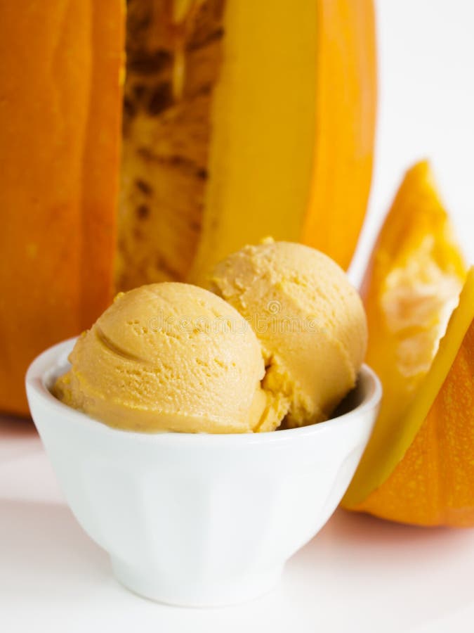 Pumpkin Gelato stock photo. Image of dairy, vegetable - 26811246