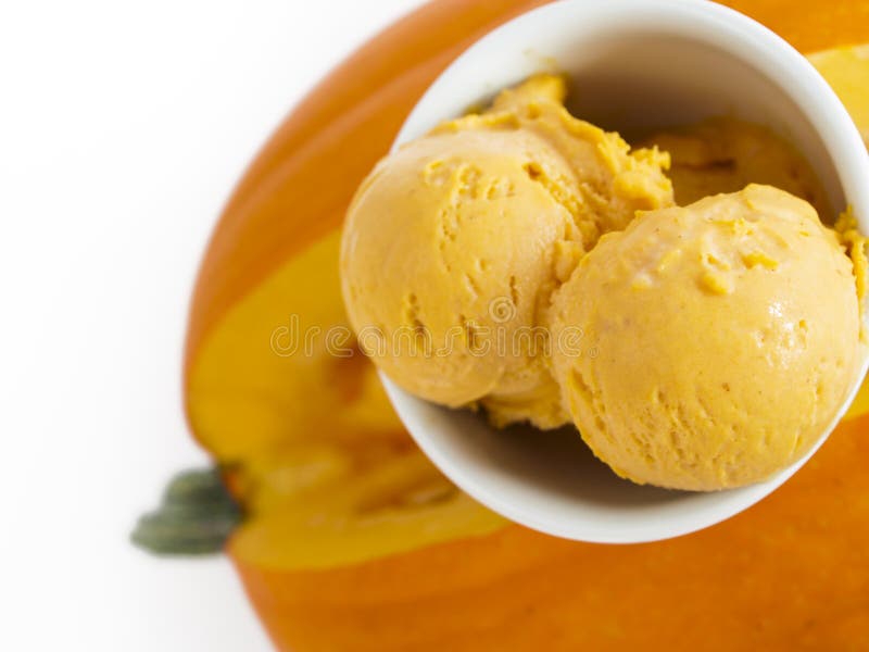 Pumpkin Gelato stock image. Image of gelato, nutrition - 26811253