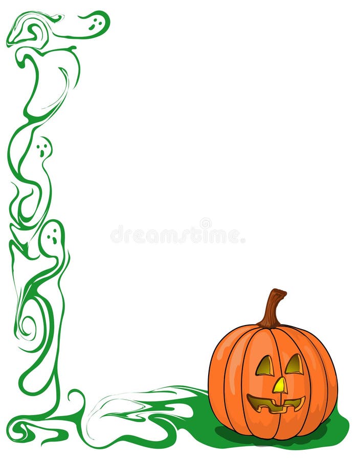 Halloween Ghost Border Clipart
