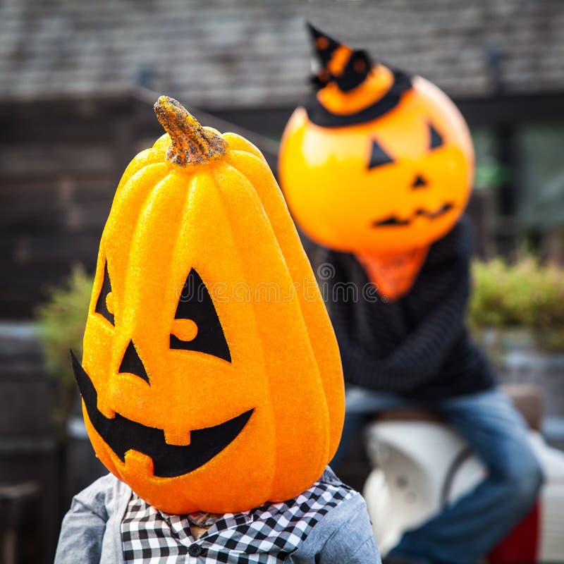 Pumpkin head stock photo. Image of party, halloween, happy - 34276116