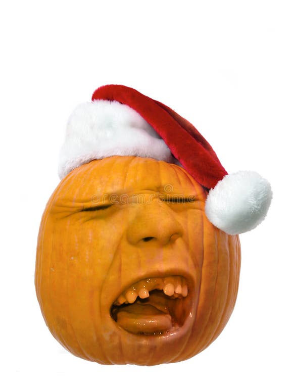 Pumpkin Head Santa stock image. Image of squash, pumpkin - 33473