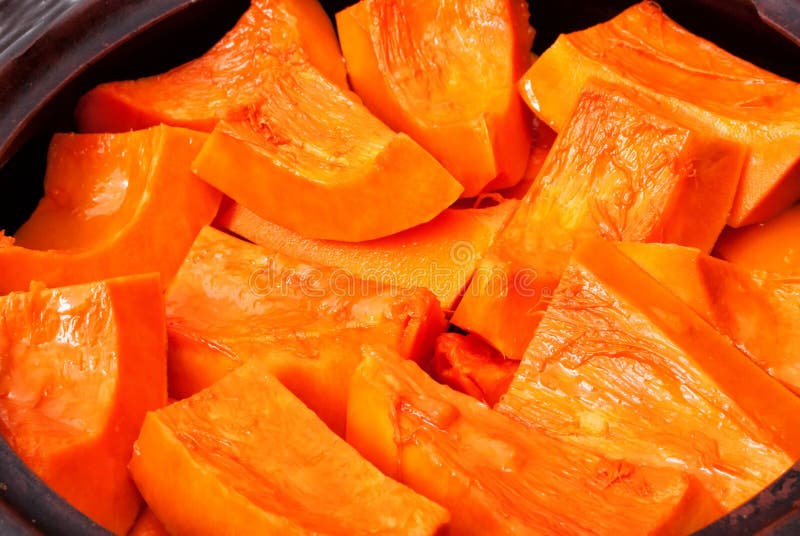 Pumpkin with honey stock image. Image of slice, sweet - 36858877