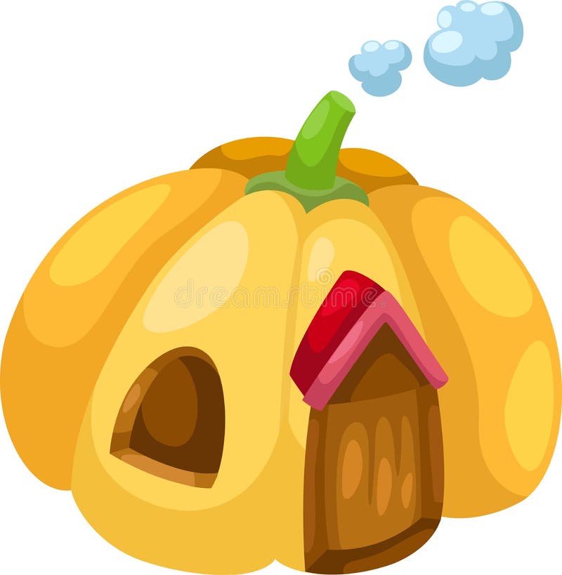 Pumpkin house stock illustration. Illustration of outdoors - 13878586