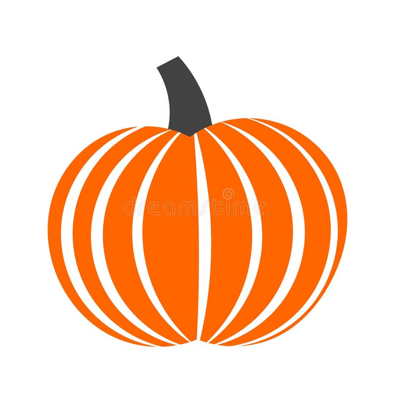 Pumpkin icon stock vector. Illustration of graphic, nutrition - 48081044