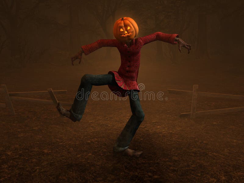 Pumpkin Man stock illustration. Illustration of pumpkin - 16271181