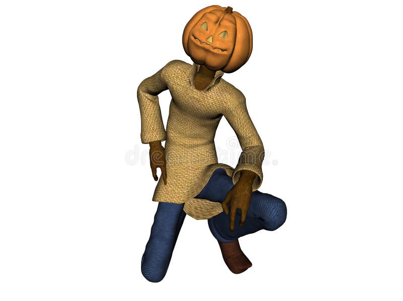 Pumpkinman stock illustration. Illustration of halloween - 43431417