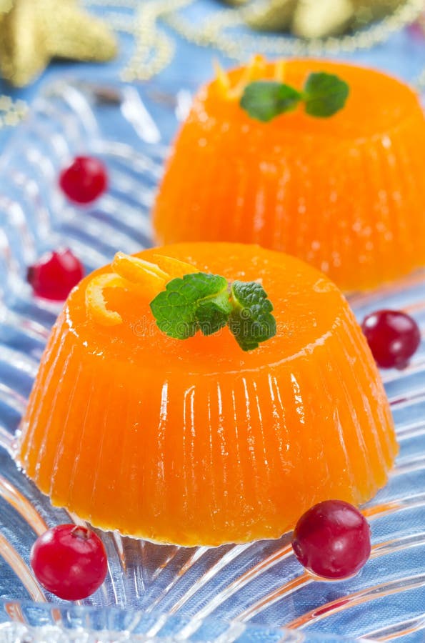 Pumpkin-orange jelly stock photo. Image of peel, cranberry - 35565646