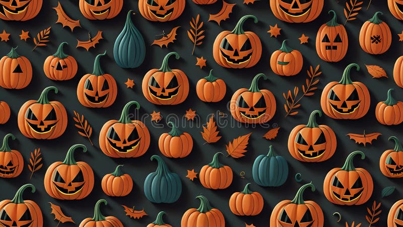 Pumpkin Patterns Pattern Halloween Wallpaper Desktop Background High ...