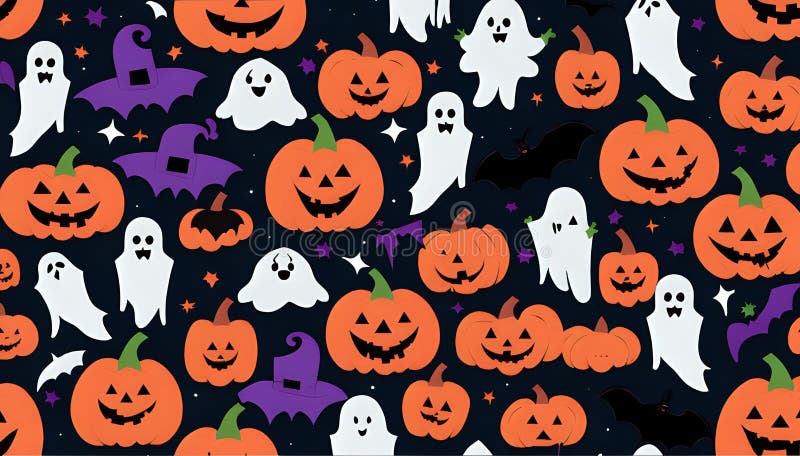 Pumpkin Patterns Pattern Halloween Wallpaper Desktop Background High ...
